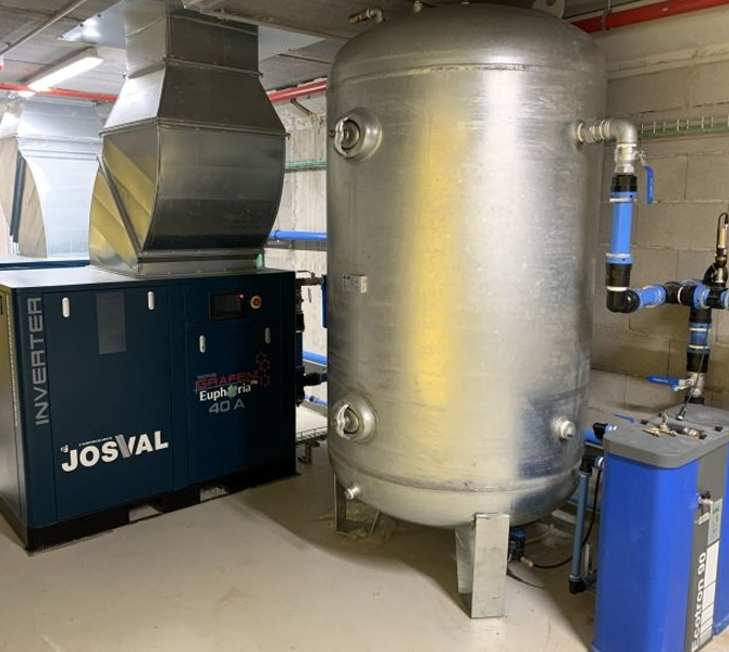 Compressed Air Installation - Klimatechnik Projects and Solutions