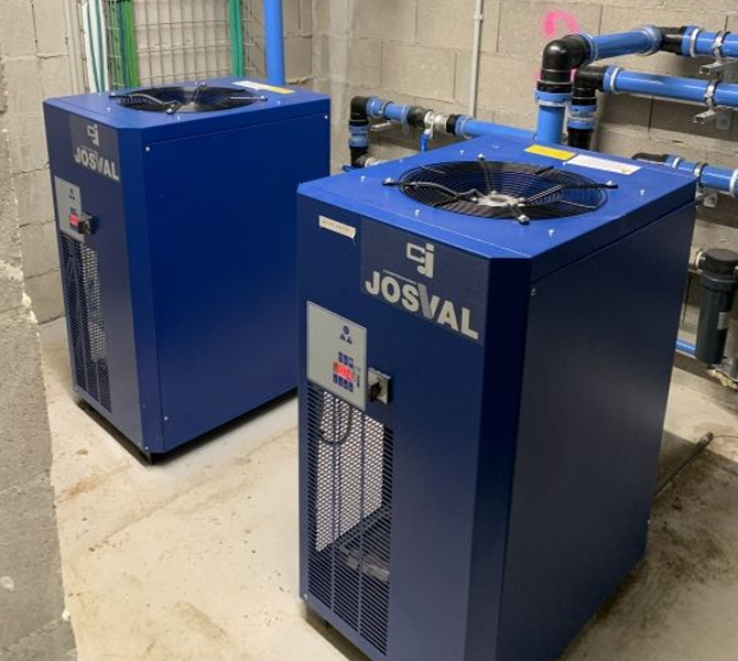 Compressed Air Installation - Klimatechnik Projects and Solutions